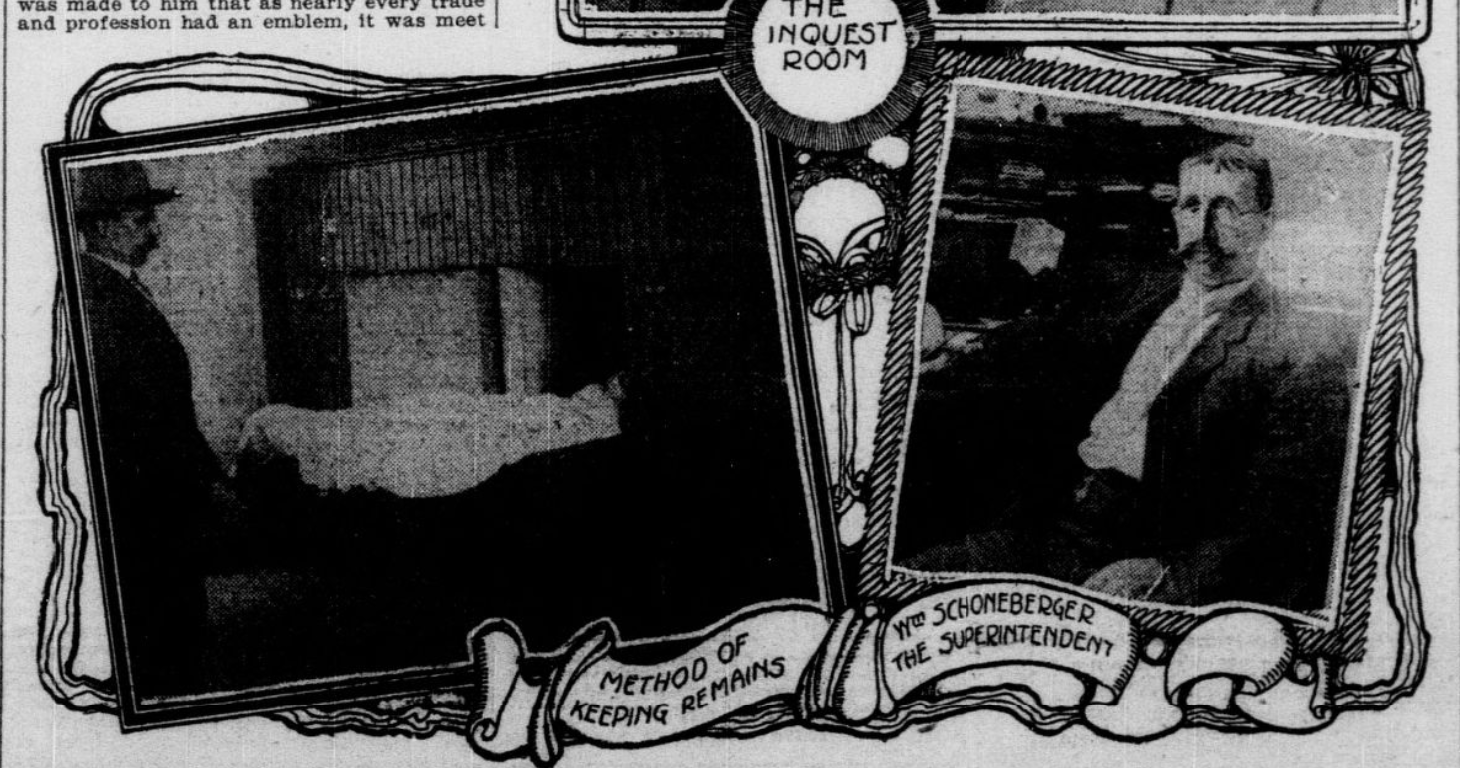 Washington DC Morgue in 1906 – Strange Ago